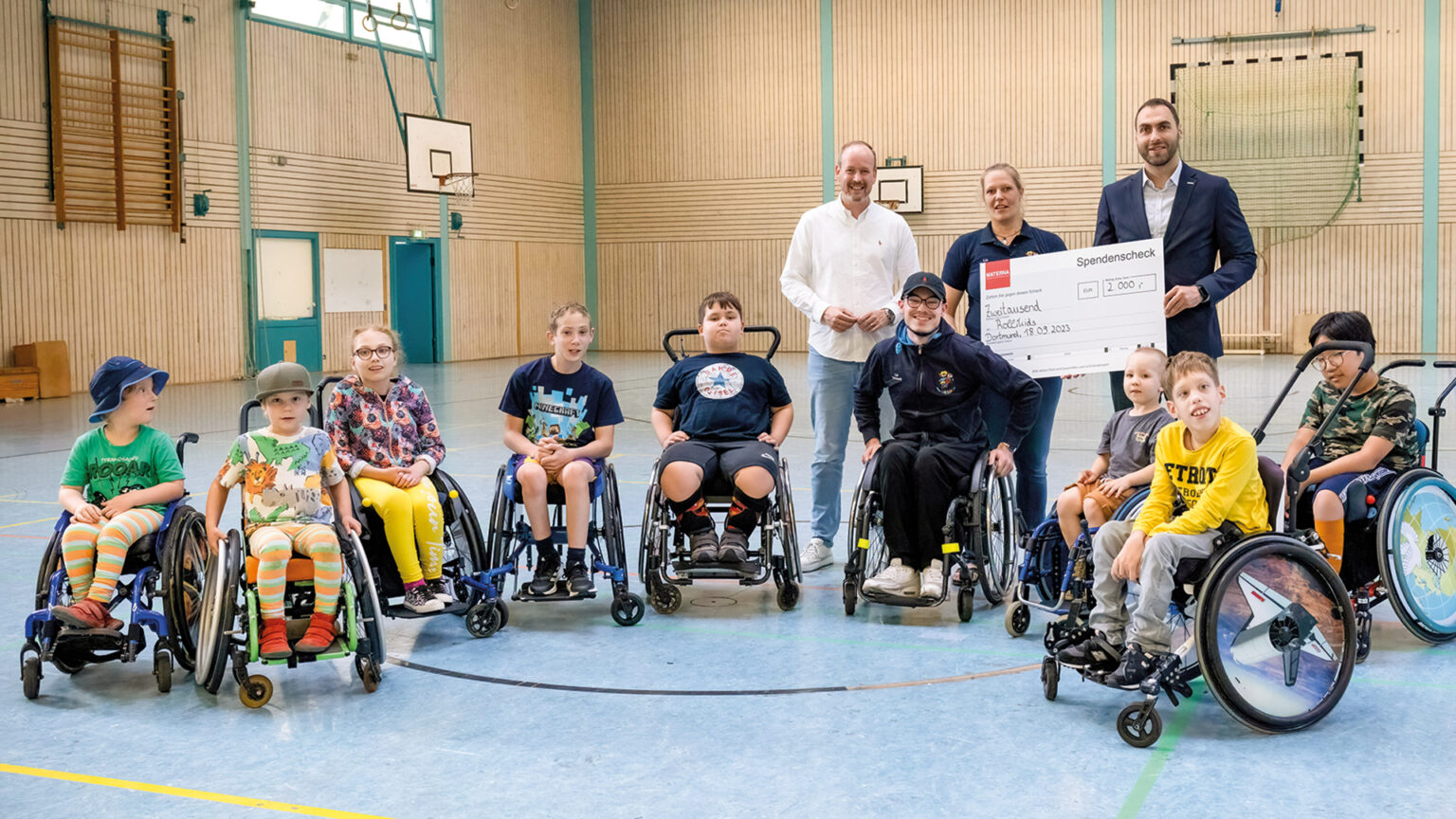 Aktiv für den guten Zweck – rollikids